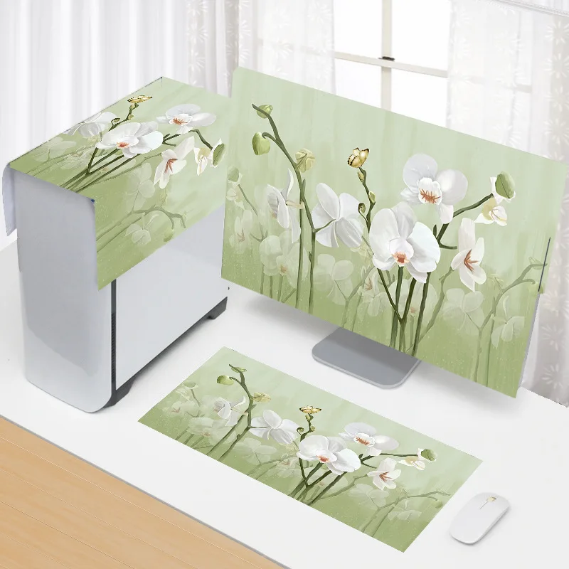 3-Stuks-Computer-Stofkap-Set-Toetsenbord-Host-Monitor-Toren-Beschermer ...