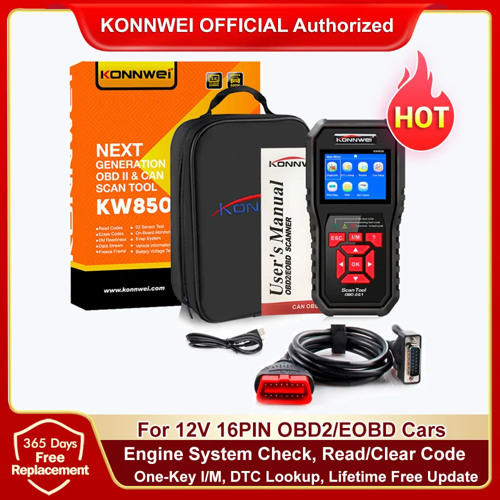 KONNWEI-KW850-Car-OBD2-Scanner-Professional-Car-Diagnostic-Tools-OBD-2-Check-Engine-Check-EOBD ...