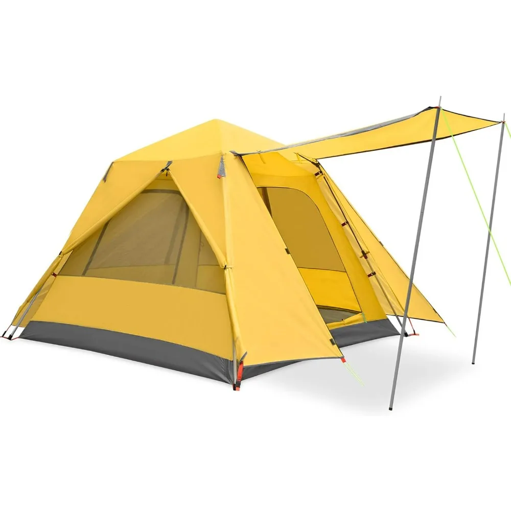 Camping Tents 3 Person Waterproof Instant Tents 3 People Cabin Tent ...