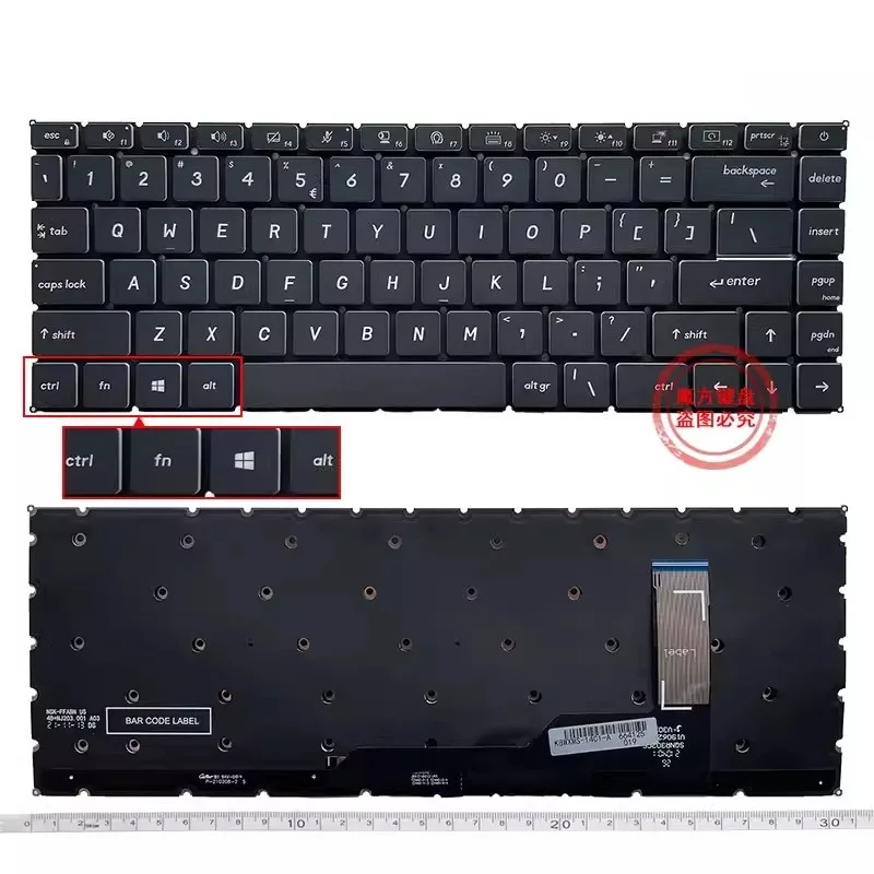 New-US-Keyboard-for-MIS-Prestige-15-A10-A10SC-MS-16S3-1551-14C1-14C2 ...