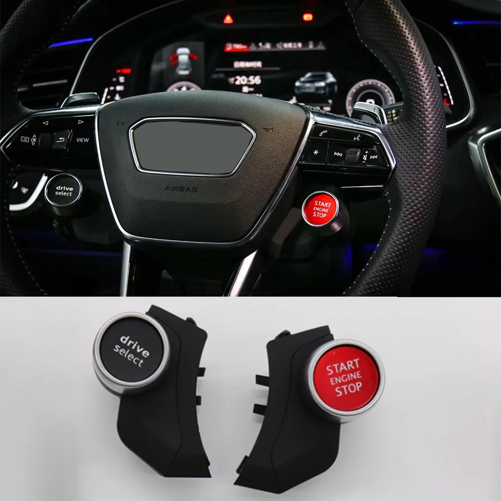 R8 Button For Audi C8 A6 A7 S6 S7 RS6 RS7 2019-2022 Steering Wheel ...