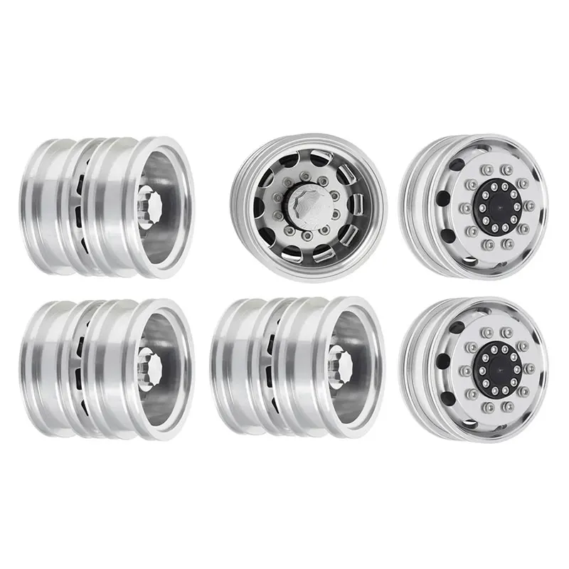 Tamiya-Complete-Set-Aluminum-Front-Rear-Wheel-Hubs-Rims-for-1-14-Tamiya ...