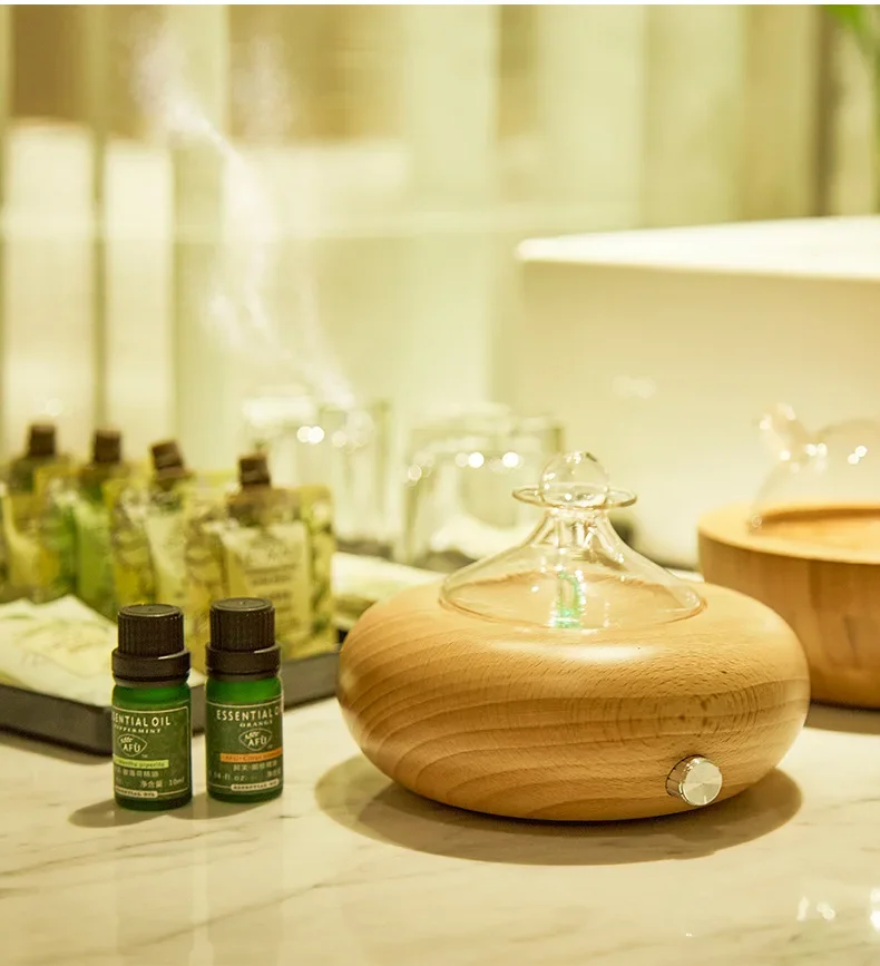 Solid-wood-aromatherapy-machine-creative-flying-saucer-type-atomization ...