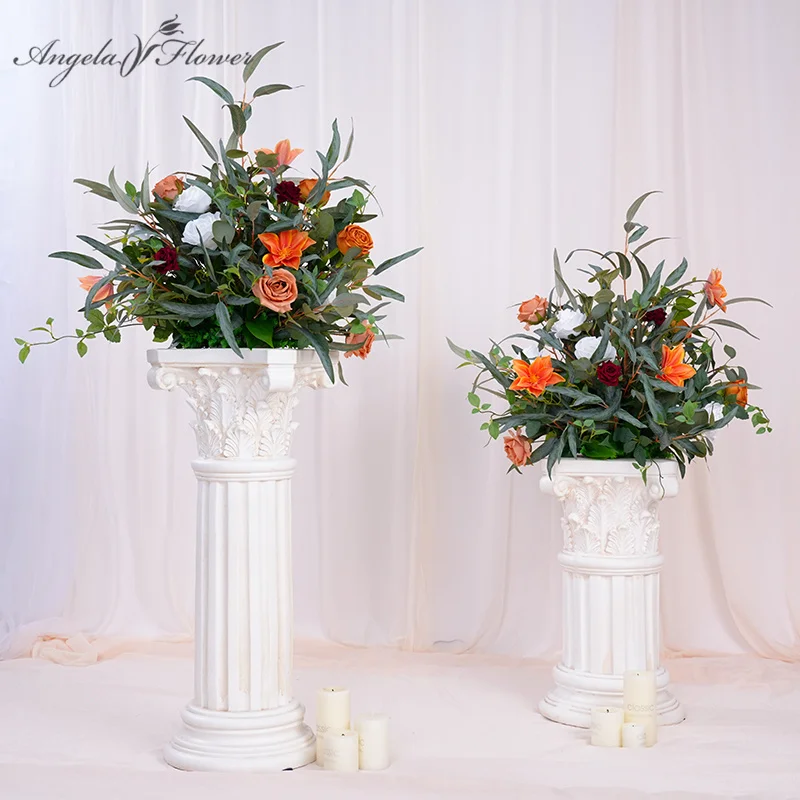 Autumn-Color-Rose-Green-Plants-Floor-Flower-Home-Garden-Decor-Wedding ...