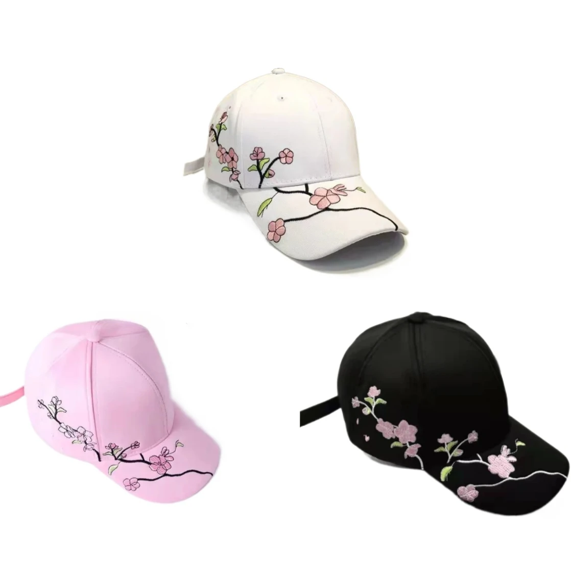 Dad-Hat-Plum-Embroidered-Baseball-Caps-Adjustable-Sun-Protection ...