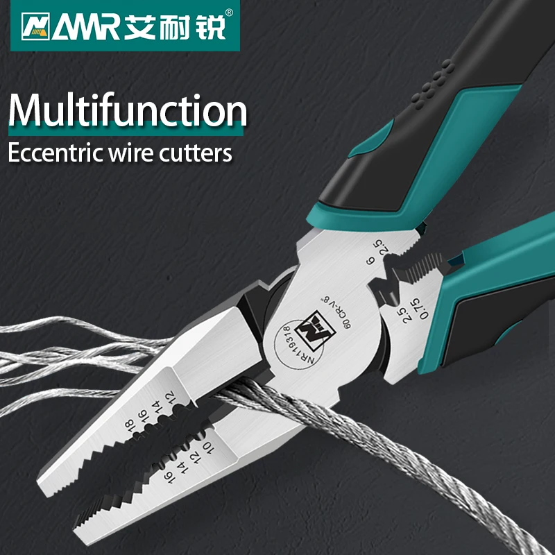 4-in-1-8-Inch-Wire-Stripper-Tool-Cut-Strip-Crimp-Pliers-Perfect-for ...