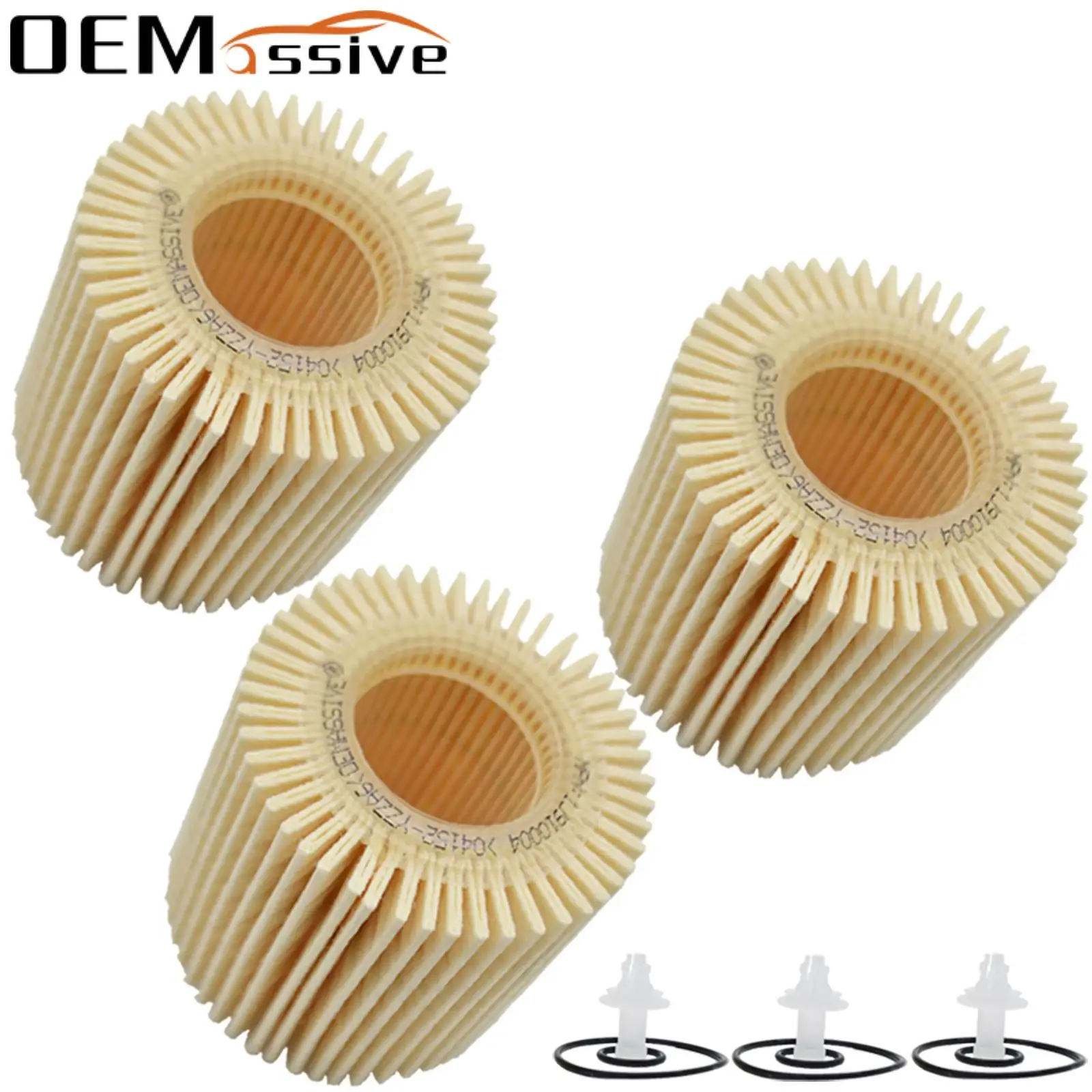 3X Oil Filter For Toyota Prius XW30 XW50 Plug-in Hybrid 2ZR-FXE 1798CC ...