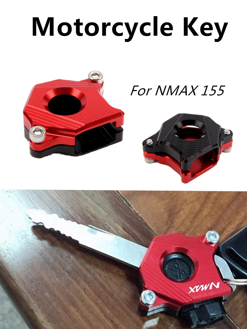 For-YAMAHA-NMAX-155-N-MAX-155-NMAX155-XMAX300-Key-Case-Motorcycle-Key ...
