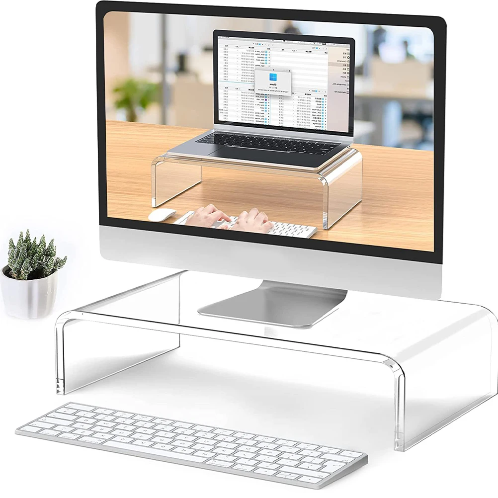 Display-Stand-Desktop-Monitor-Computer-Storage-Lifting-Racks-Printer ...