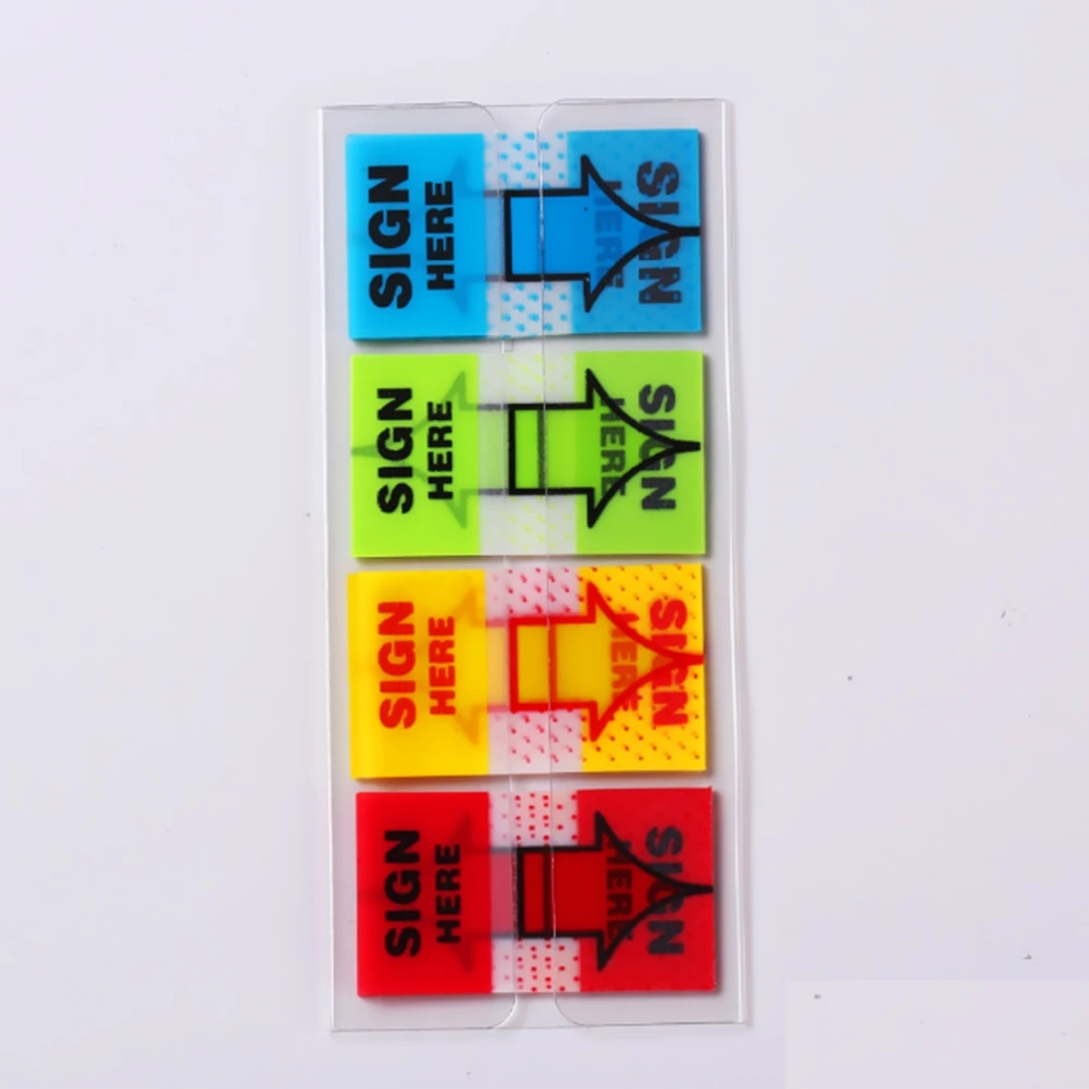 AB97-500Pcs Sign Here Stickers,Labels Stickers Adhesive Sign Here Tabs ...