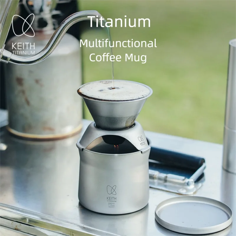 Keith Titanium Ultralight Coffee Maker Ti3911 Custom Premium Leather ...