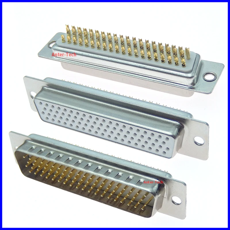 1PCS 3U Gold Plated Solid Pin HDD78 Male Female CONNECTOR Solder Type D ...