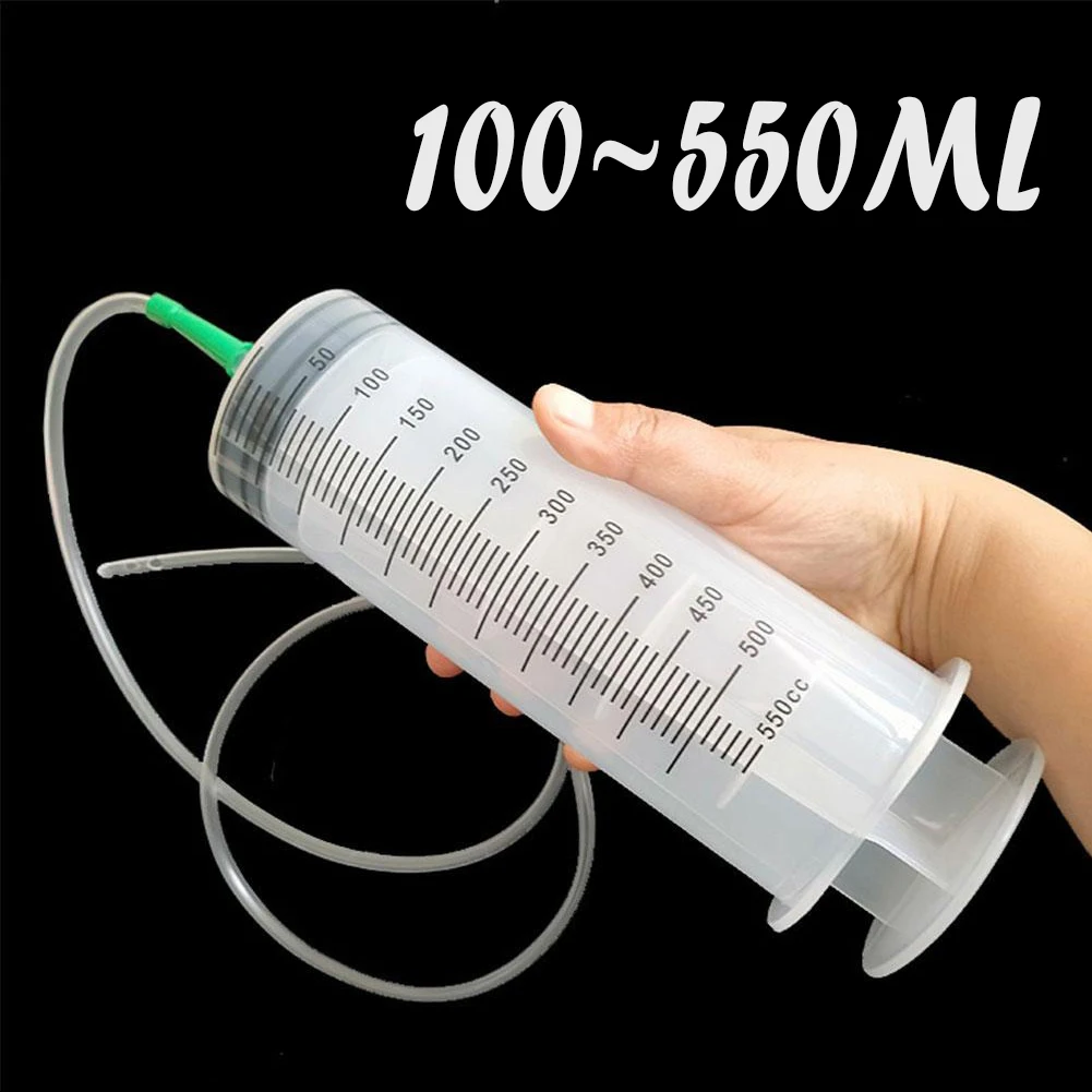 100ML-550ML-With-1M-Hose-Pet-Feeding-Large-Capacity-Syringes-Measuring ...
