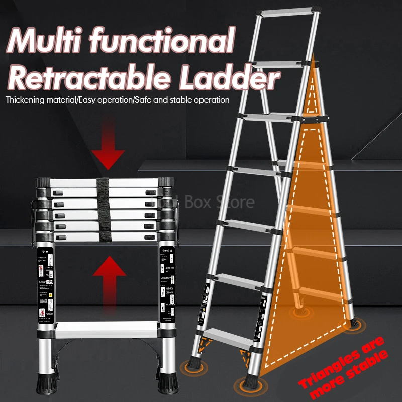 Folding-Aluminium-Ladders-Household-Telescopic-Ladder-Multi-function-Lifting-Engineering-Stairs ...