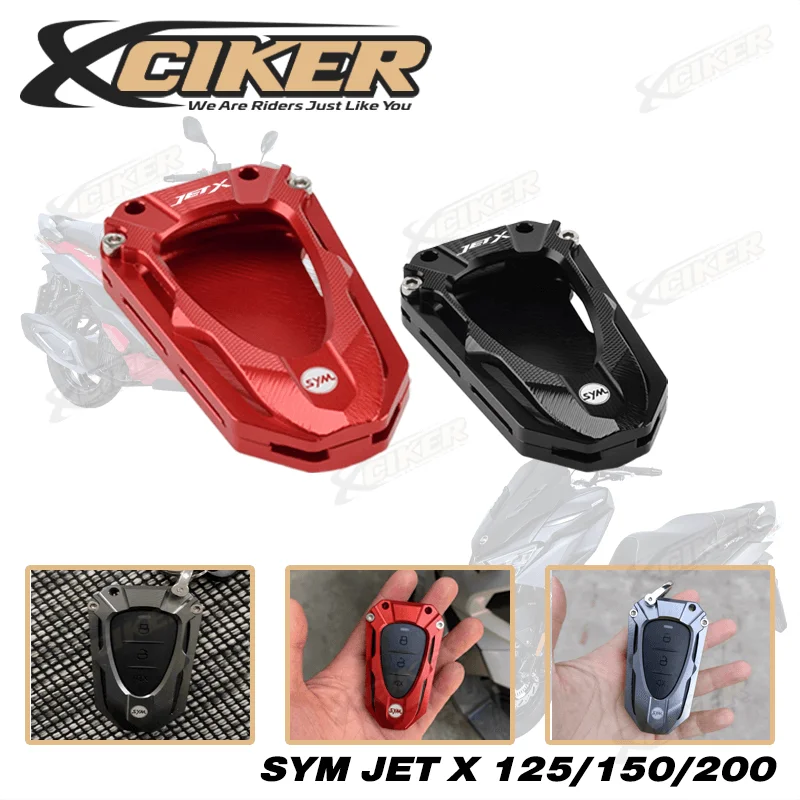 SYM JET X 125/150/200 Keyless System Remote Key Casing CNC Key Cover Smart Key Holder Protective ...