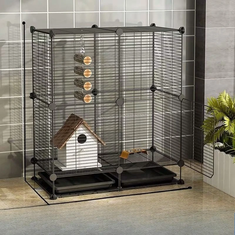 Three-layer squirrel home cage Chinchilla cabinet large multi-layer ...
