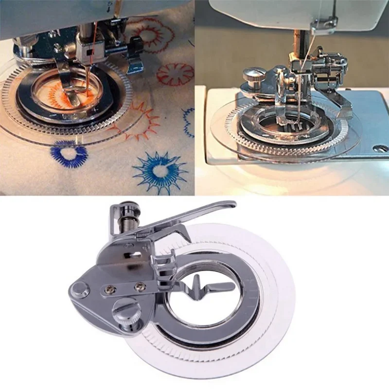 Universal Decorative Daisy Flower Stitch Sewing Machine Presser Foot ...