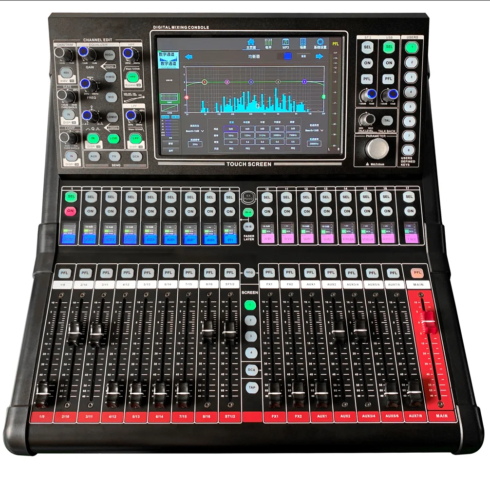 Mezclador-digital-de-Audio-profesional-OEM-MX-20-PLUS-tarjeta-Dante ...