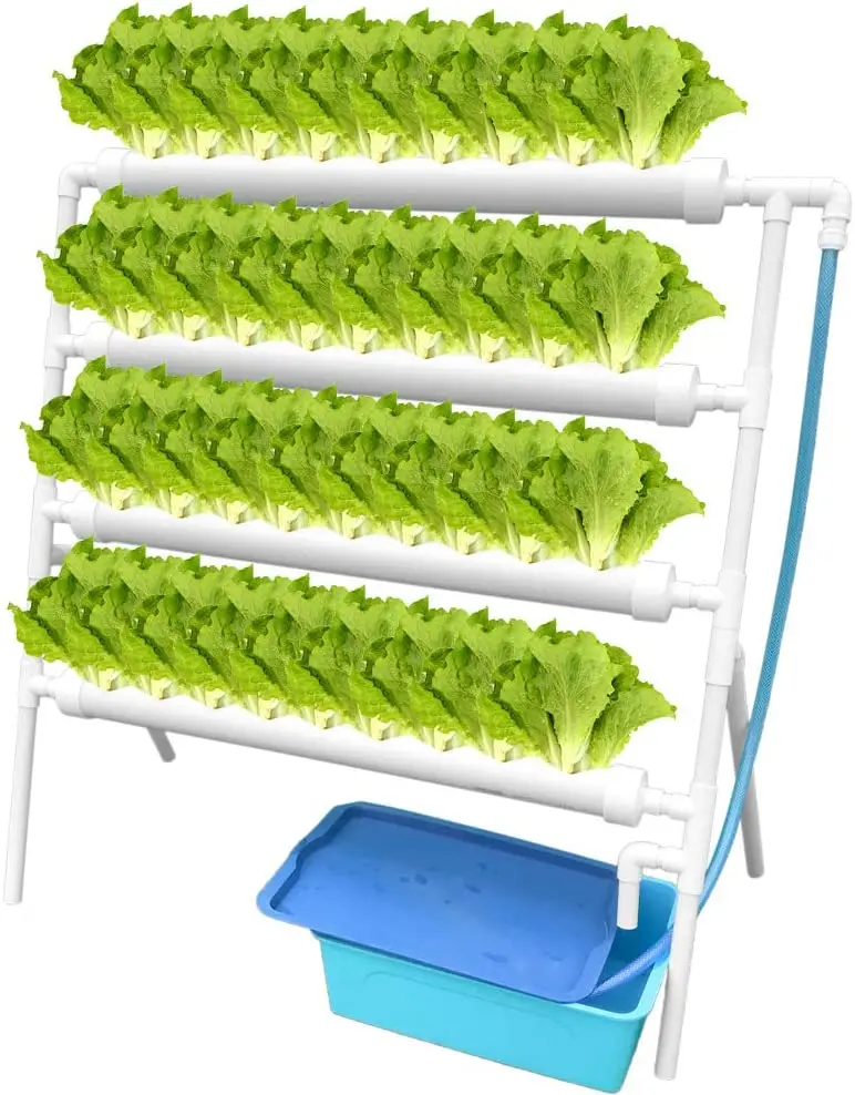 Hydroponic-Growing-System-36-Holes-with-Timed-Cycle-Fertilizer-PVC-Tube ...