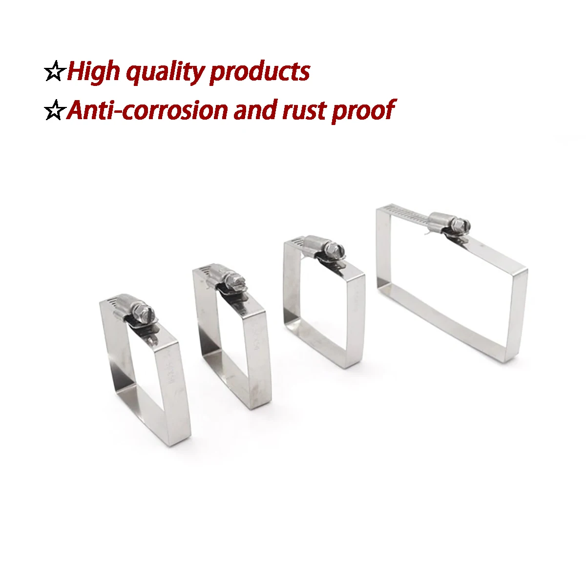 304 Stainless Steel Square Clamp for Cable Tray|Bridge Bracket ...