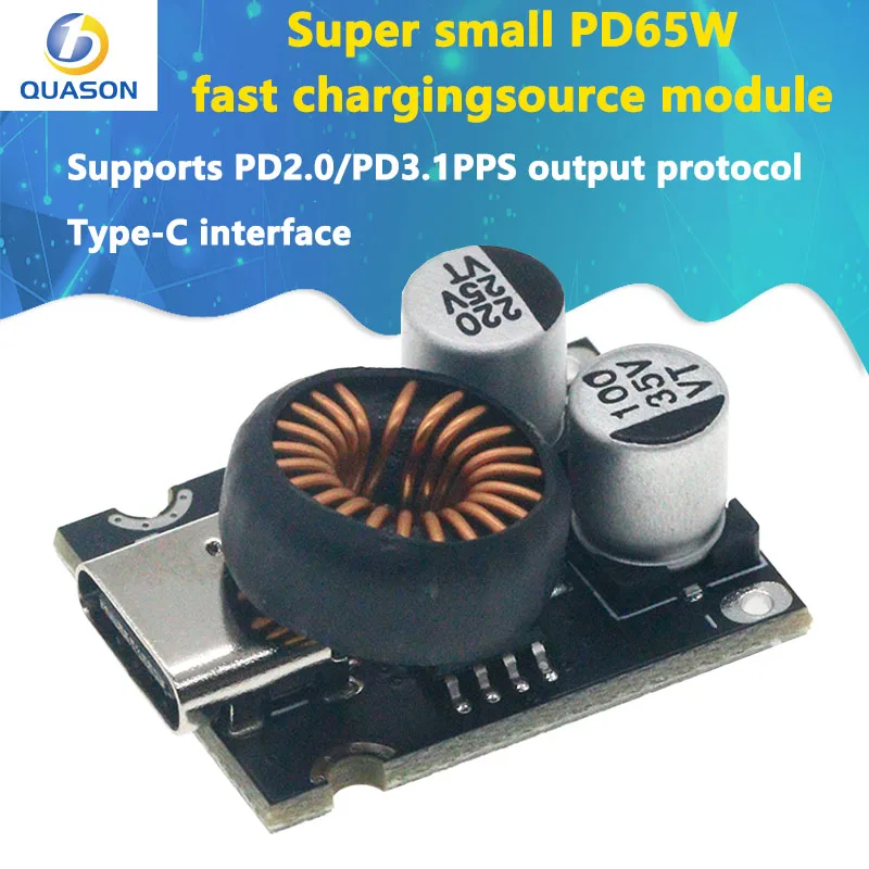DC12-30V-mini-65W-multi-protocol-fast-charging-module-supports-PD2-0 ...