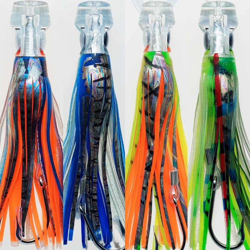 6' 9' Prowler Trolling Fishing Lures Rigged Skirted Big Game Marlin ...