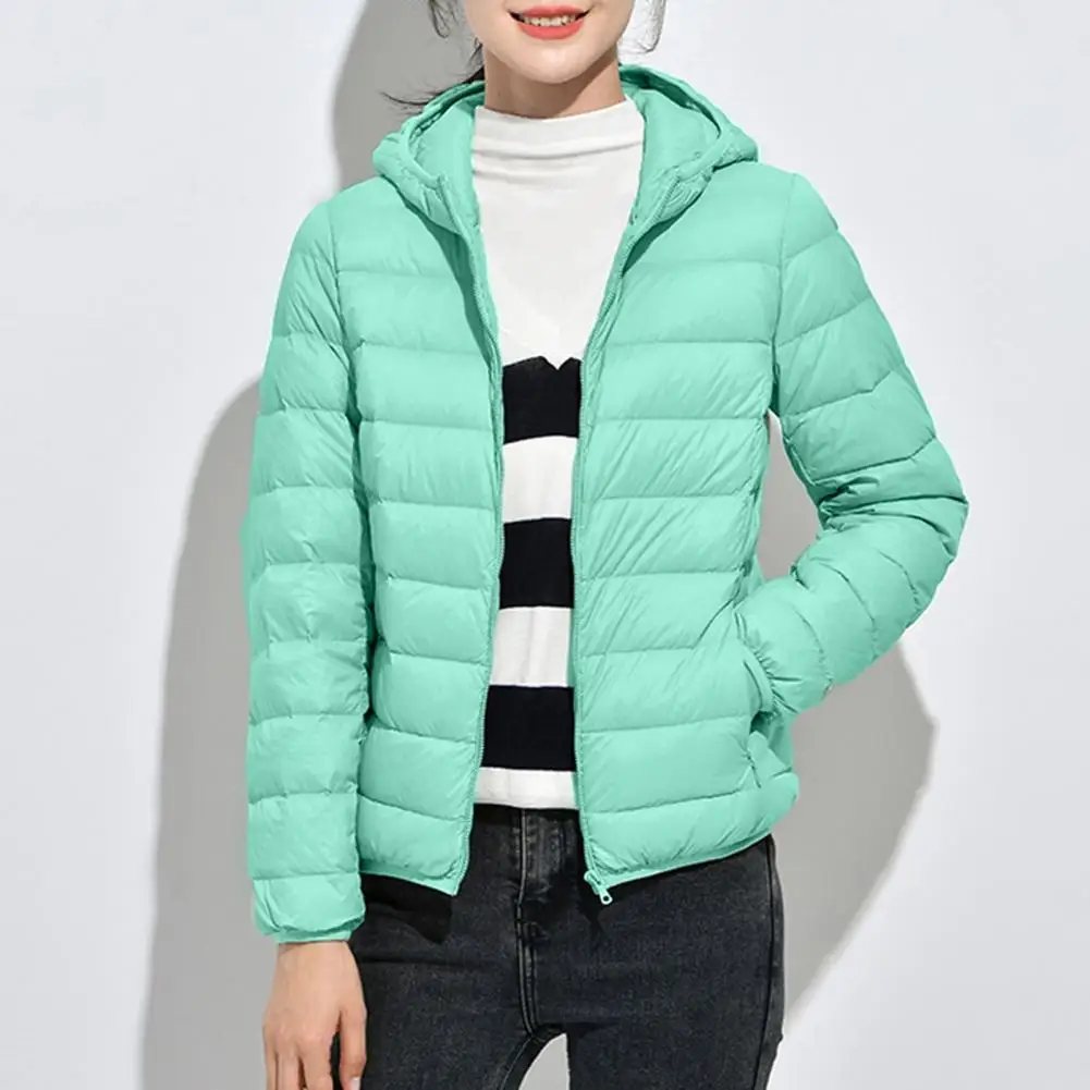 Chaquetas-con-capucha-de-plum-n-de-pato-para-mujer-chaqueta-fina-de ...