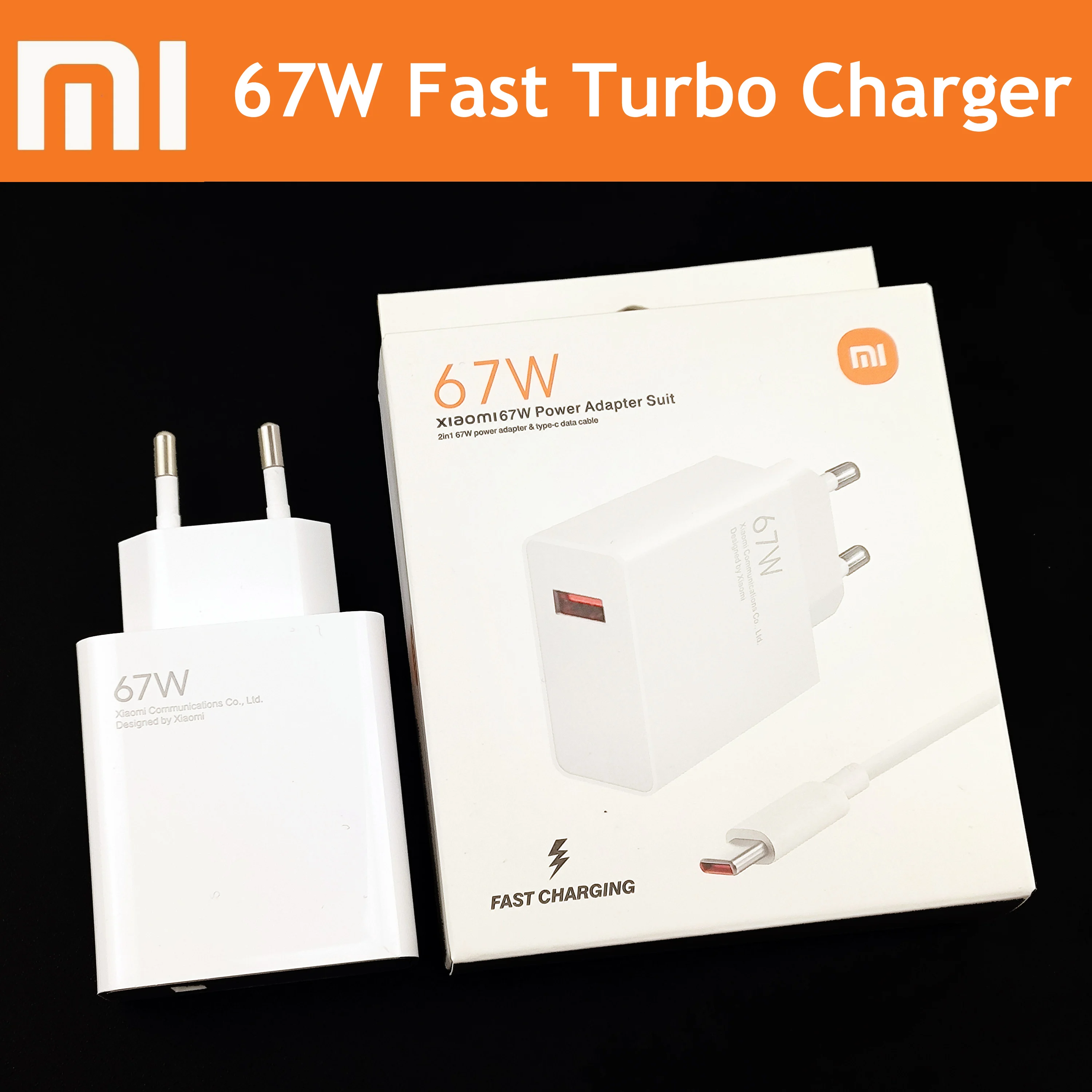 샤오미 고속 충전기, 67W 터보 EU 고속 충전 전원 어댑터 6A Usb c형 케이블, Mi 11 12 울트라 프로 5G 포코 블랙샤크 레드미용| | - AliExpress