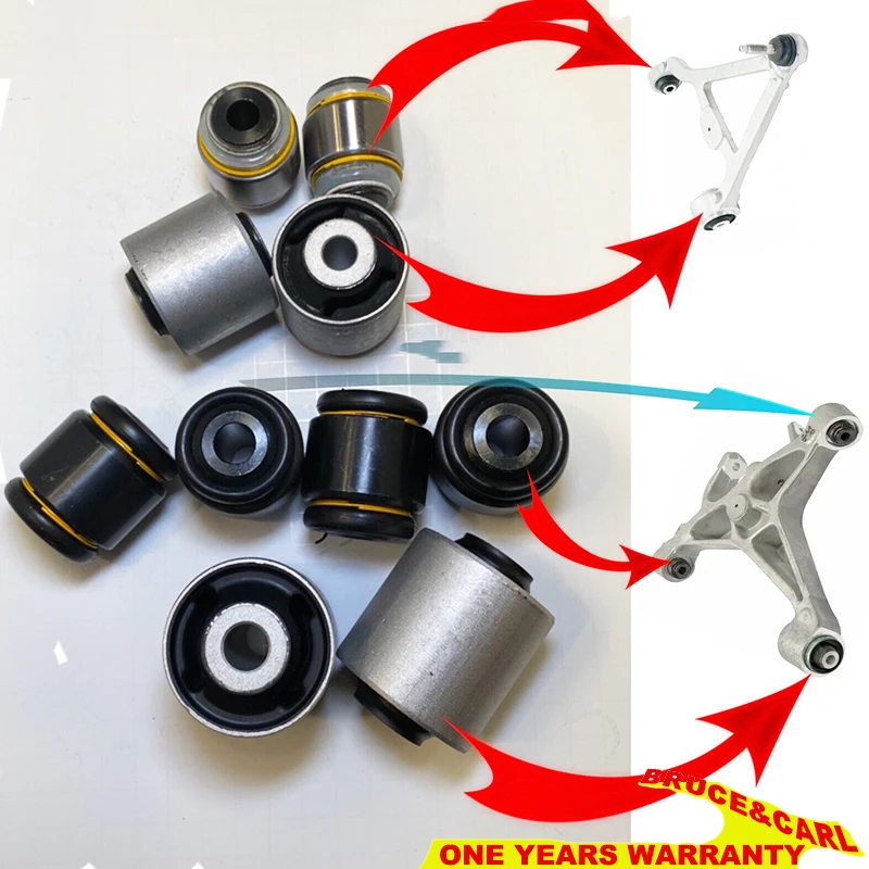 10PCS-Rear-Upper-Lower-Suspension-Control-Arm-Bushing-Fit-JAGUAR-XF ...