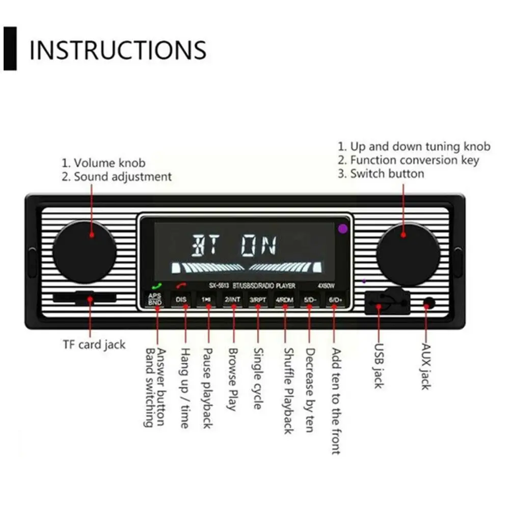 Ten Vintage Car Radio