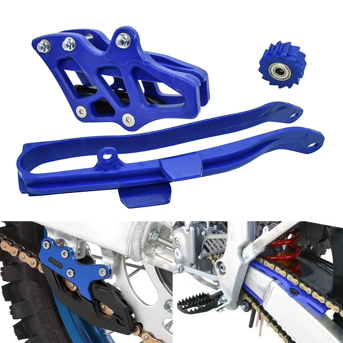 Motorcycle Chain Swingarm Chain Guide Slider Roller For Yamaha YZ250F ...