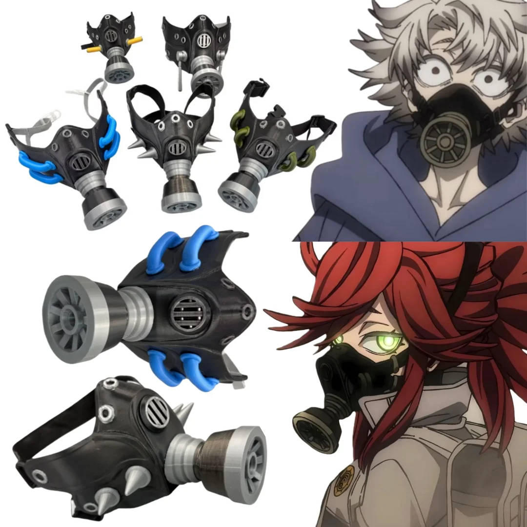 Anime GACHIAKUTA Riyo Rudo Tamsy Zanka Enjin Cosplay Mask Props ...