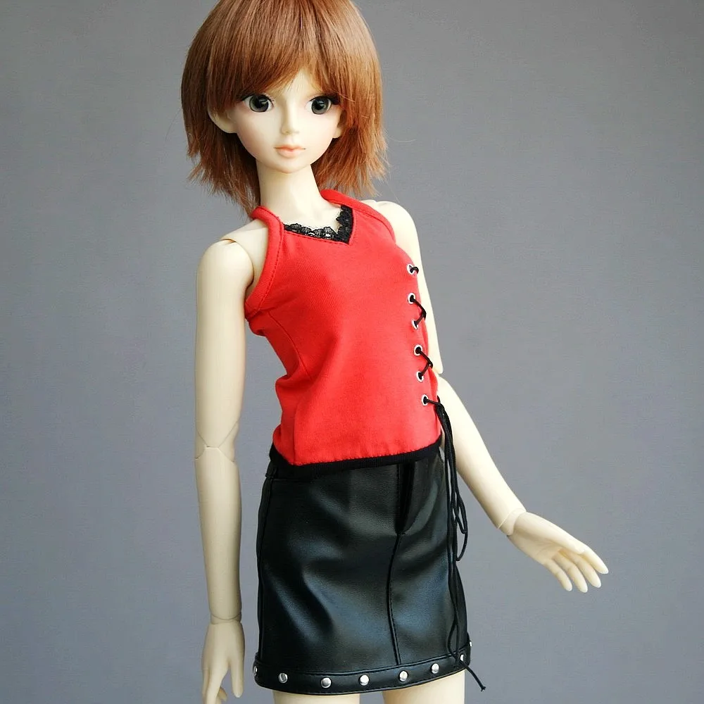 wamami-367-2PCS-Red-Vest-PU-Skirt-For-1-4-MSD-AOD-BJD-Dollfie.jpg