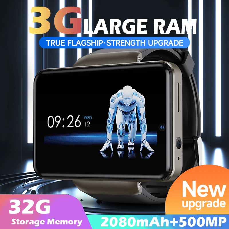 2023 4G LTE 안드로이드 스마트 워치, 2.4 인치 터치 스크린, 3GB 32GB 카메라, GPS DM101 스마트워치 휴대폰| | - AliExpress