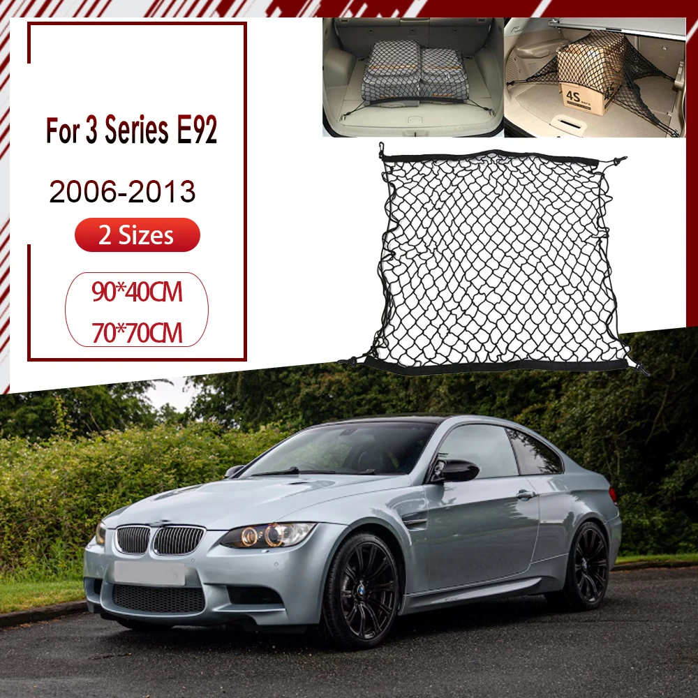 Car Back Rear Mesh Trunk For BMW E92 3 Series 2006-2013 Boot Trunk Net ...