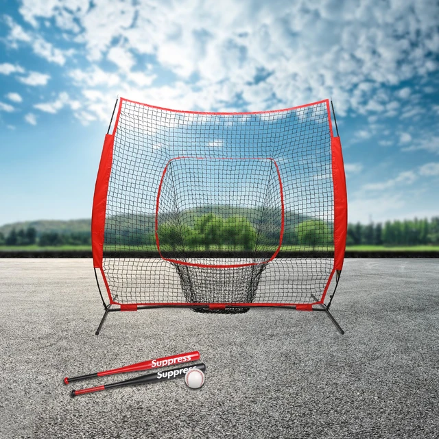 Baseball Softball Hitting Pitching Net Baseball Backstop Practice Net ...