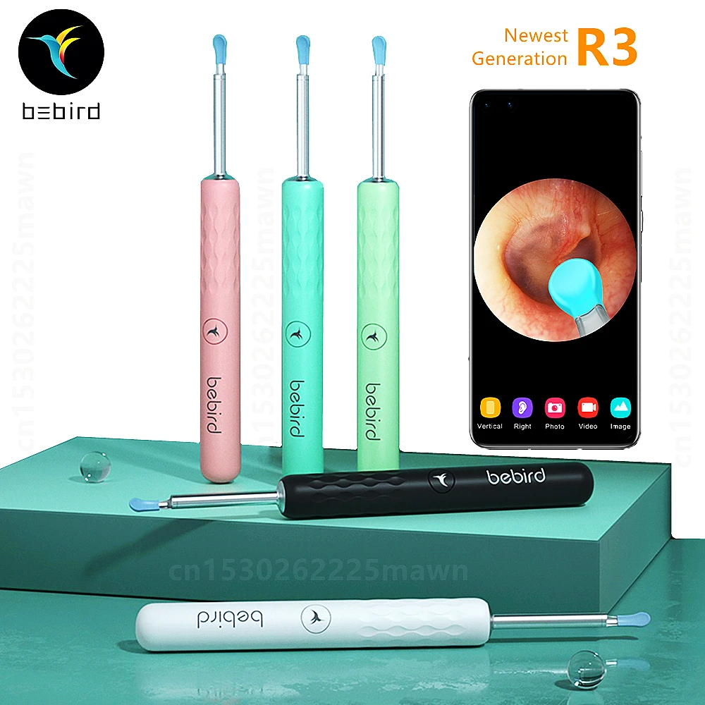 Bebird-endoscopio inteligente R1 R3 X3, Mini cámara de otoscopio para el cuidado de la salud ...