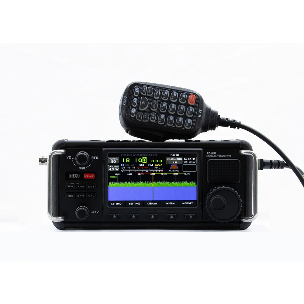 Original XIEGU X6200 50MHz Portable SDR HF Transceiver All Mode Tran ...