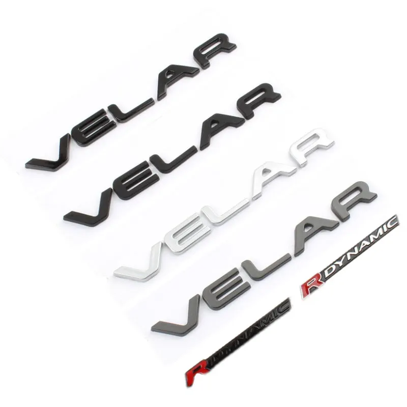 RDYNAMIC-VELAR-letter-emblem-car-stickers-for-Land-Rover-Range-Rover ...