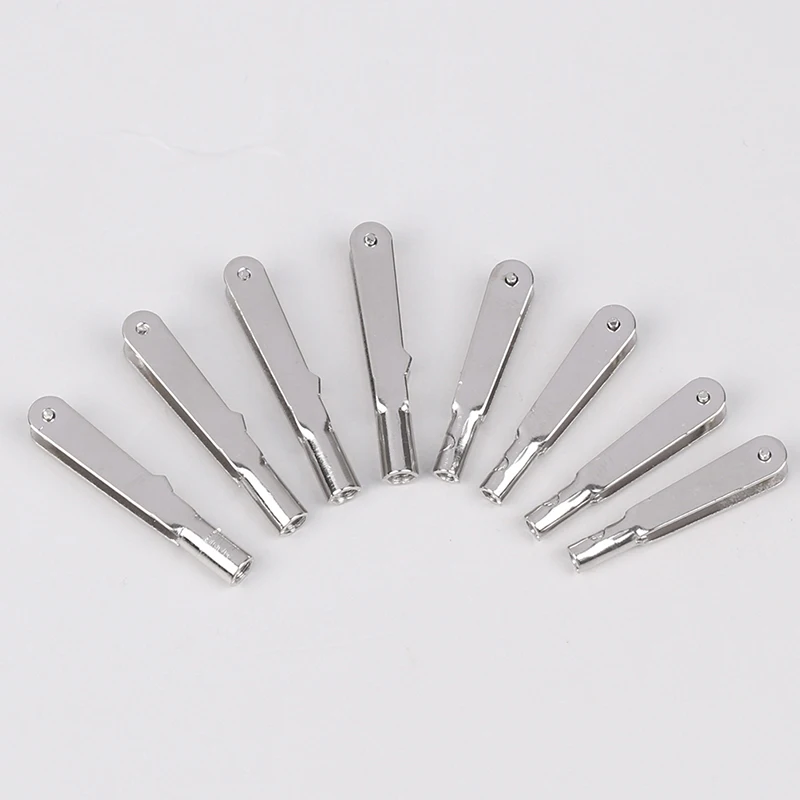 10PCS M2/M3 Metal Iron Clevis Chuck Pull Rod Connector Clamp Horn Alloy ...