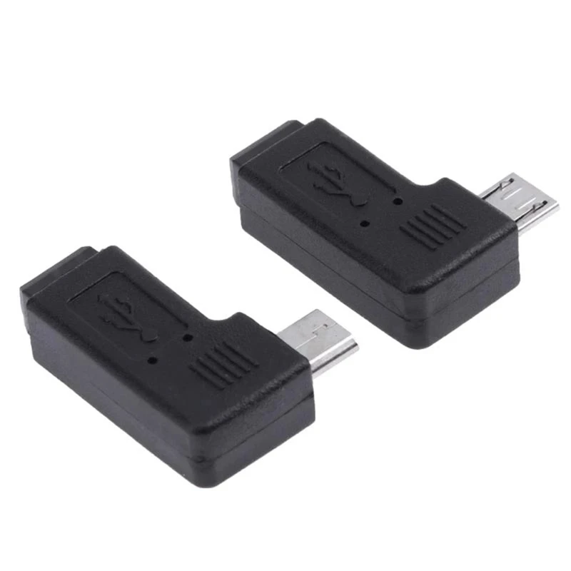 Dropshipping 90 Degree Micro USB Male to Micro USB Female Adapter ...