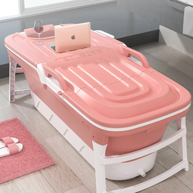 Folding Bathtub Inflatable Bathtubs Portable Hydromassager for Feet ...