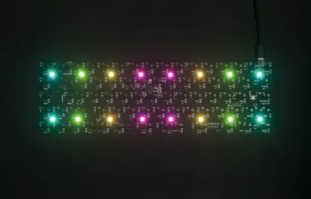 KBDFANS KBD67 V2 PCB soldado, 68 teclas vía Remap, Teclado mecánico ...