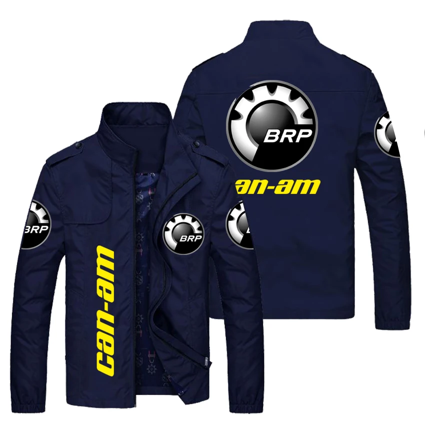 BRP Can Am Sports Men's New Parka Motorcycle Jacket Solid Color Spring ...