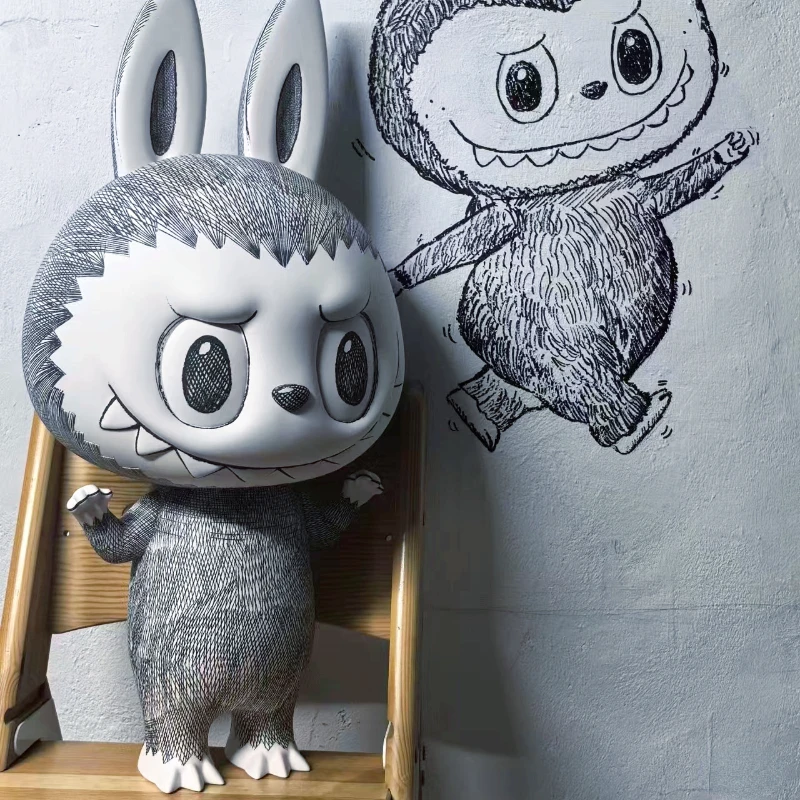 400-Labubu-The-Monsters-Bronze-Statue-Figure-Soldiers-with-Mask-Ancient ...