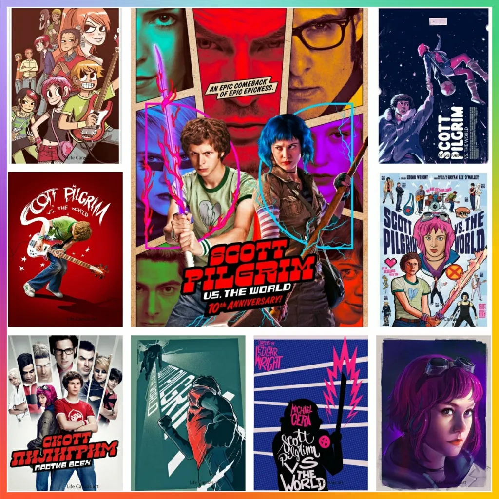 Scott-Pilgrim-Vs-The-World-Anime-Comedy-5D-DIY-Art-Diamond-Painting ...