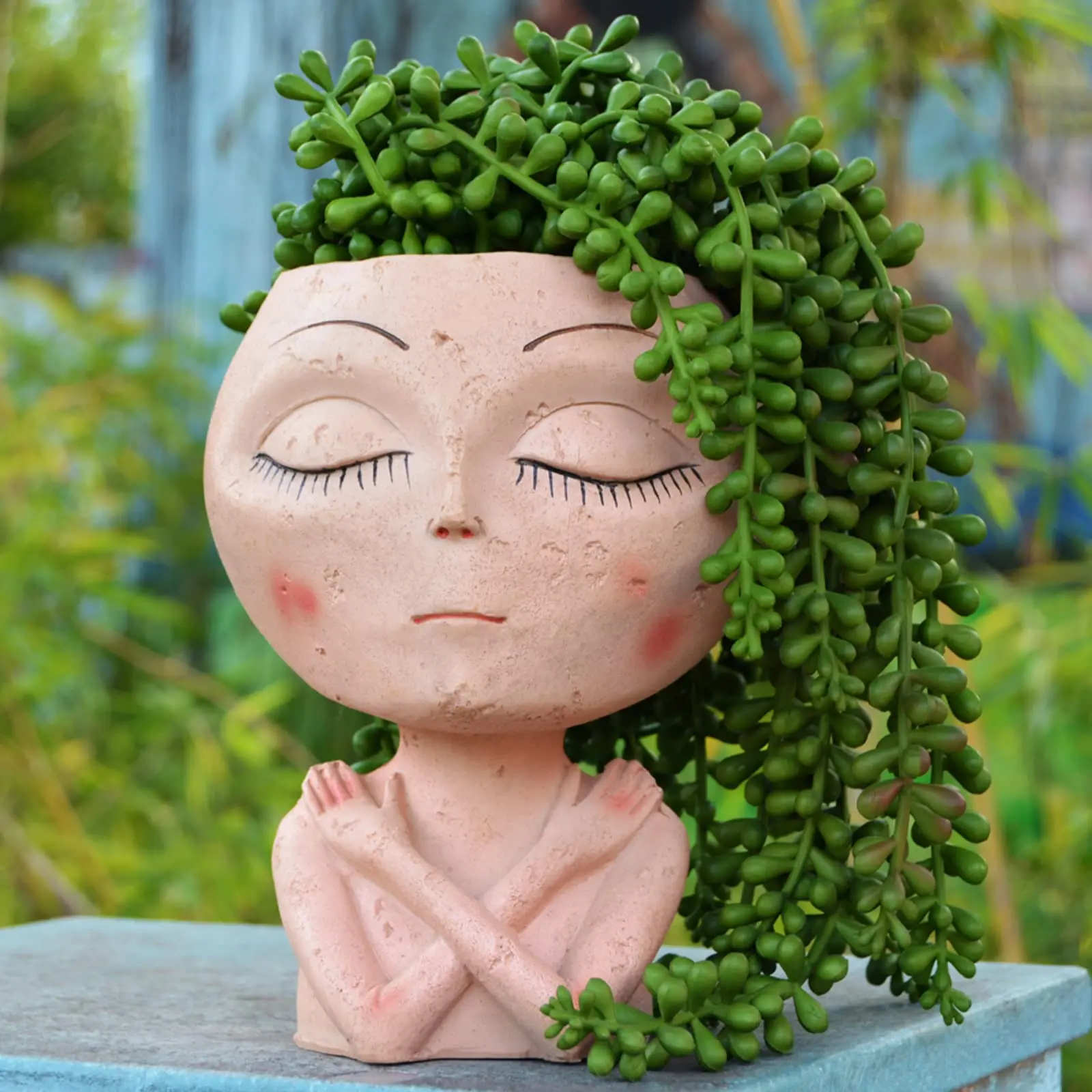 Sculpture Head Planters
