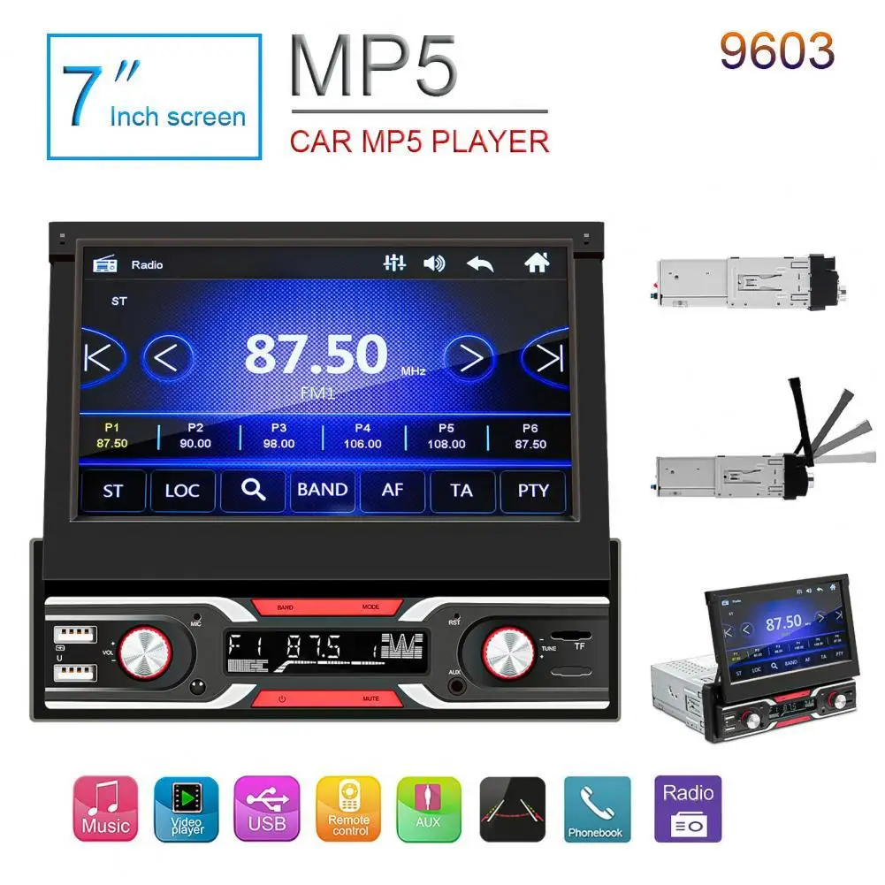 9603-7inch-Auto-MP5-Player-Retractable-Screen-Bluetooth-compatible ...