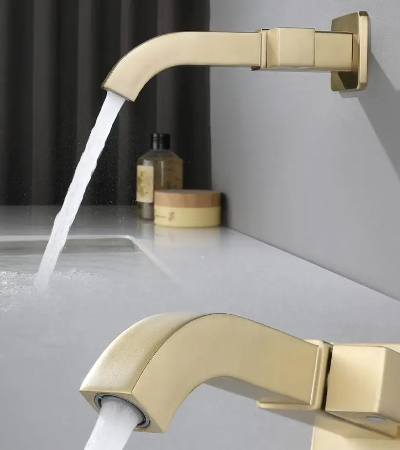 Robinet Froid Dissimulé dans le Mur du Bassin,Accessoire en Laiton ...