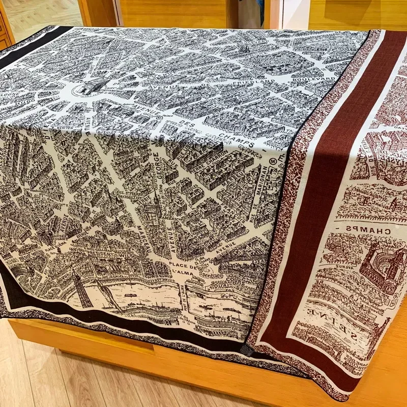 70-Cashmere-30-Silk-Scarf-Unisex-Man-Women-Vintage-Double-sided-City ...